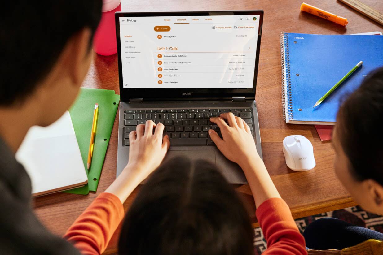 Google Classroom – 數位學習支持平台